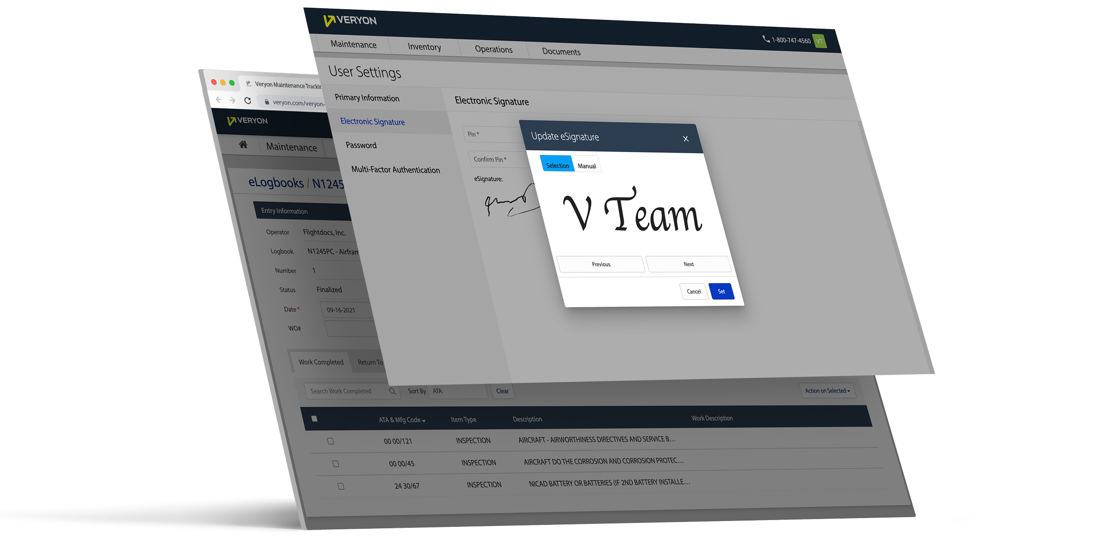Veryon Maintenance Tracking: Aviation Maintenance