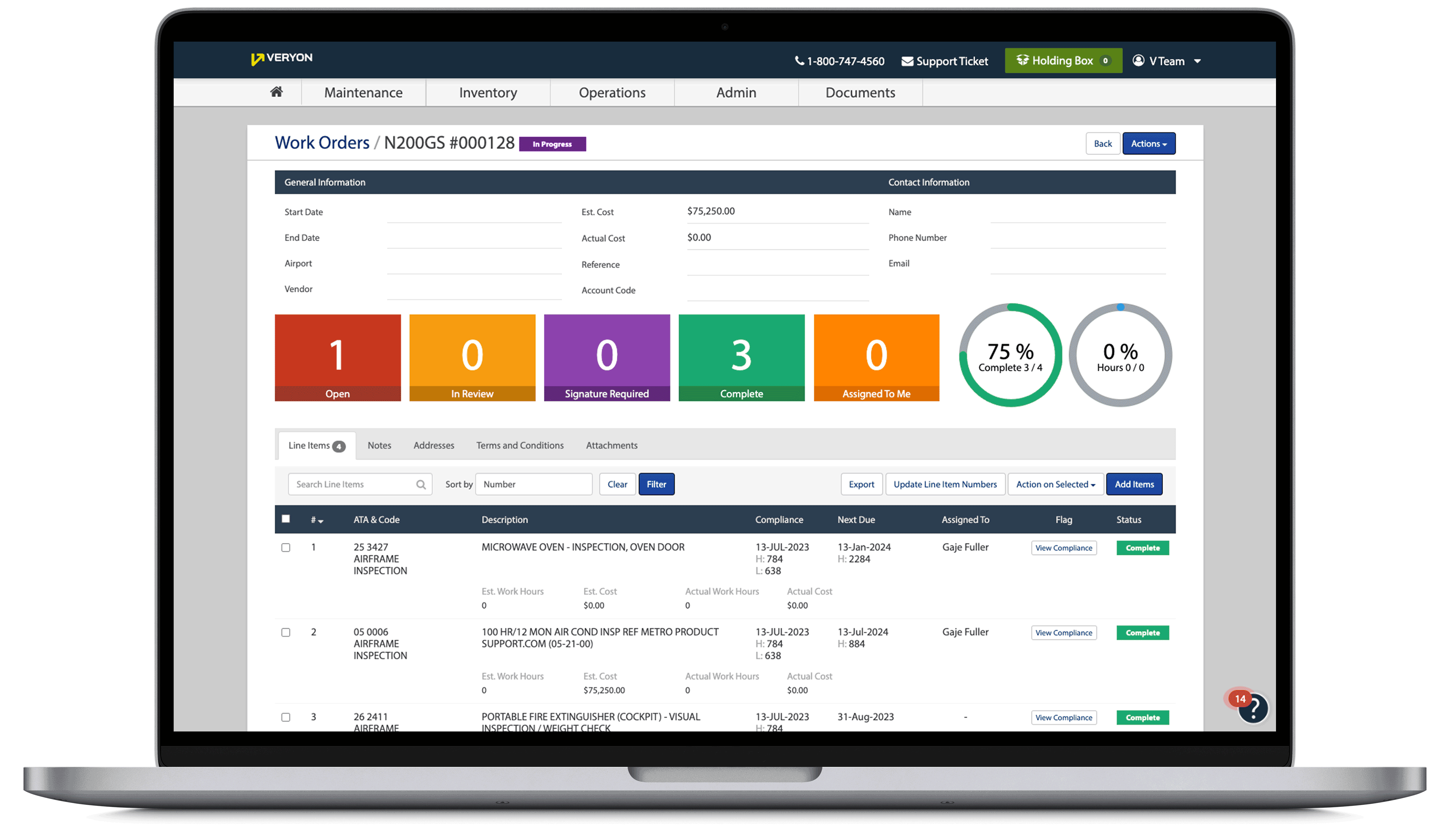 Veryon Tracking: Aviation Maintenance, Inventory, & Operations