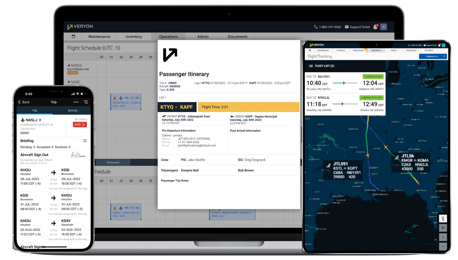 Aircraft Fleet Tracking: 5 Benefits of a Single Platform