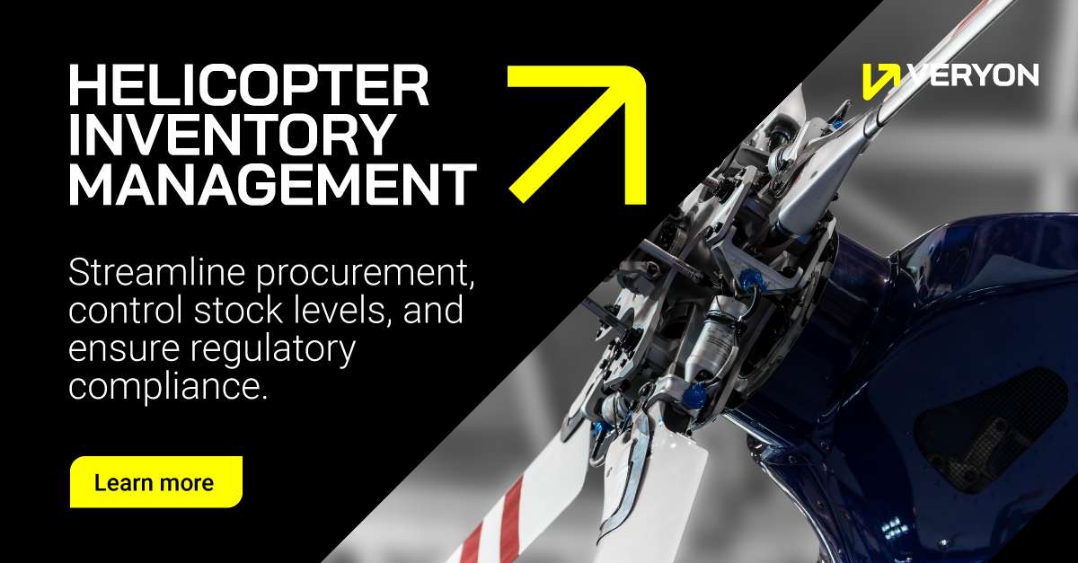 Helicopter Inventory Management | Aircraft Materials Software